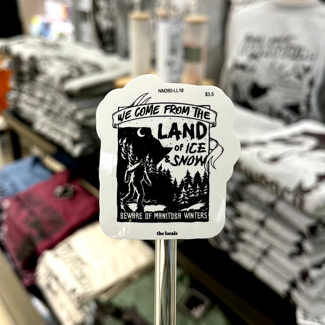 Land Of Ice and Snow - Sticker – The Local Entrepreneurs of Winnipeg